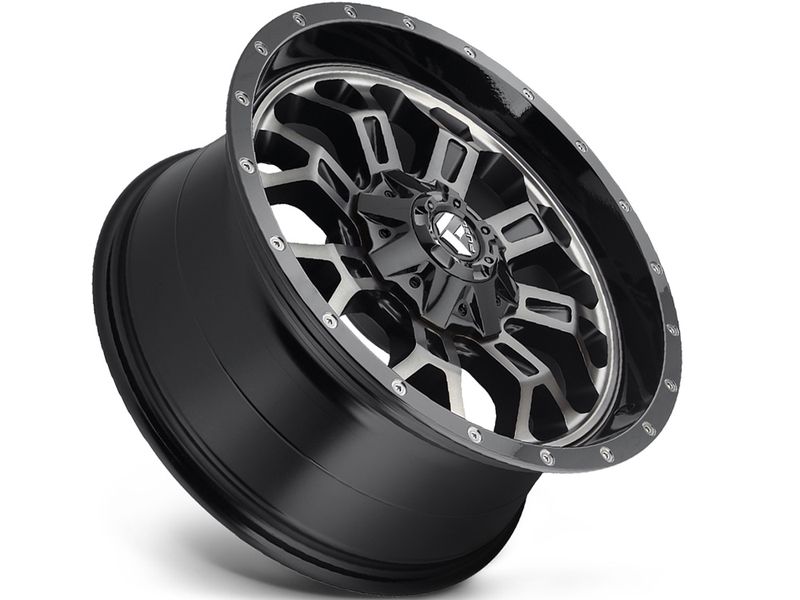 Fuel Machined Black Crush Wheels | Havoc Offroad