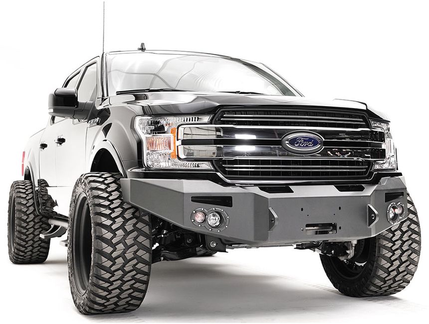 Fab Fours Premium Winch Front Bumper FBF-FF18-H4551-1&FBF-M4250-1 ...