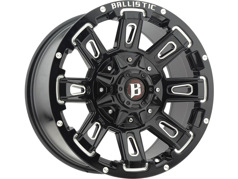 Ballistic Machined Black 958 Ravage Wheels | Havoc Offroad