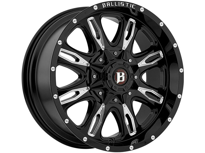 Ballistic Machined Black 953 Scythe Wheels | Havoc Offroad