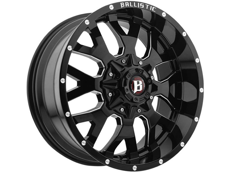 Ballistic Black 853 Tank Wheels | Havoc Offroad