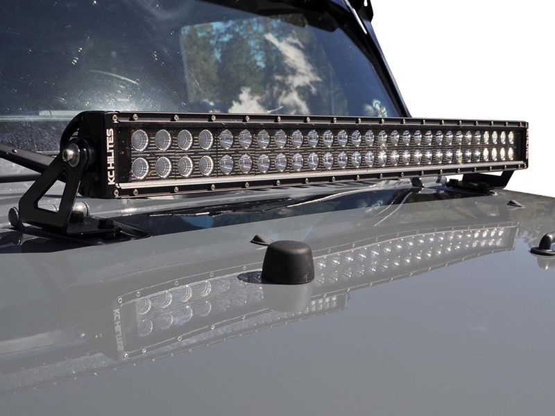 KC HiLiTES C-Series 30" Hood Mount LED Light Bar | Havoc Offroad