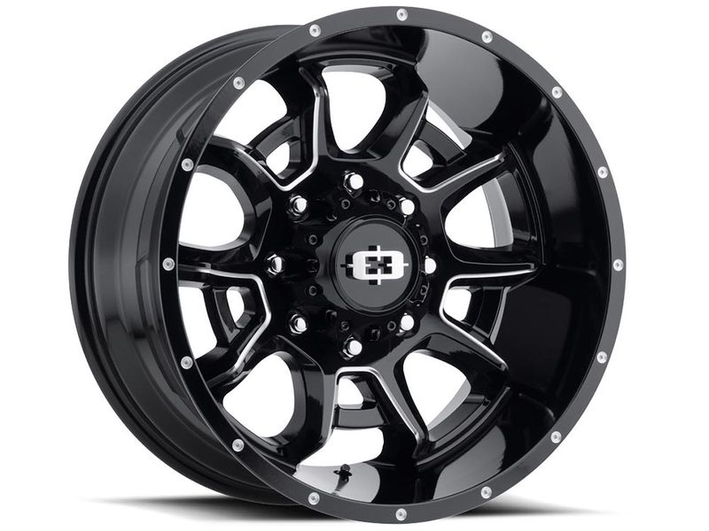 Vision Milled Gloss Black Bomb Wheels | Havoc Offroad