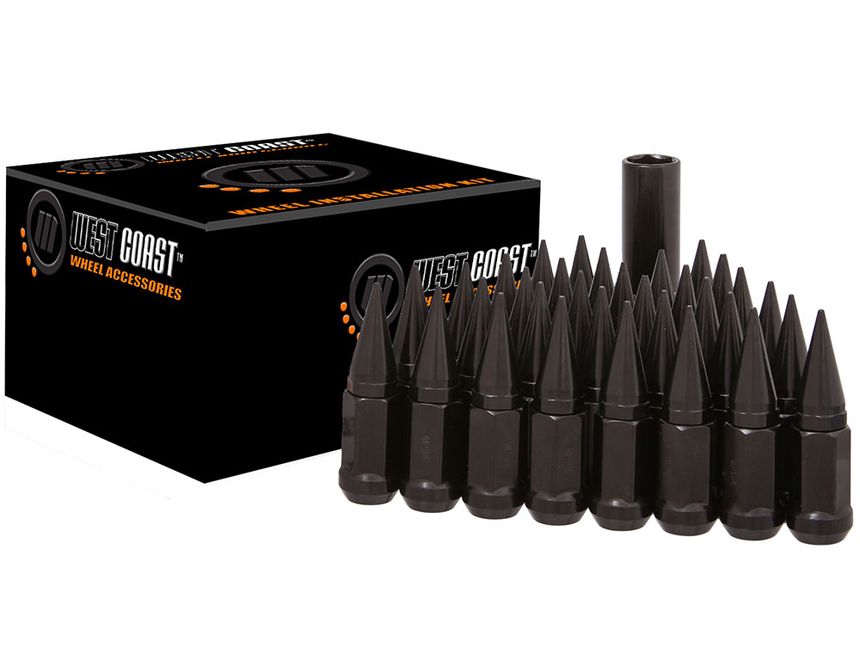West Coast Spike Lug Nut Install Kit W5842LSPKSB | Havoc Offroad