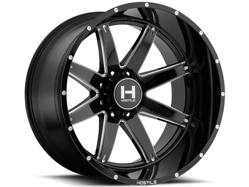 Hostile Machined Black Alpha Wheels | Havoc Offroad