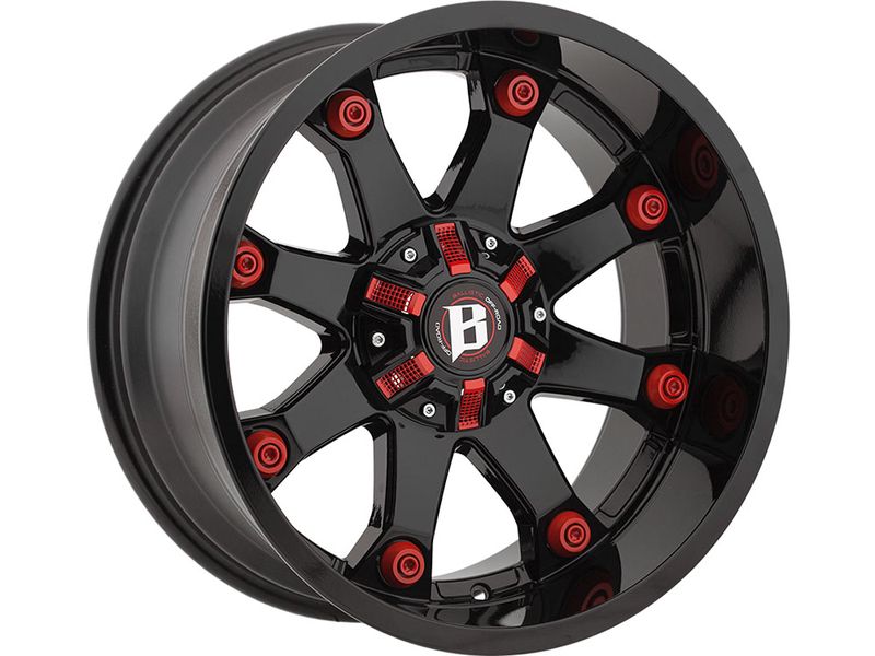 Ballistic Black & Red 581 Beast Wheels | Havoc Offroad