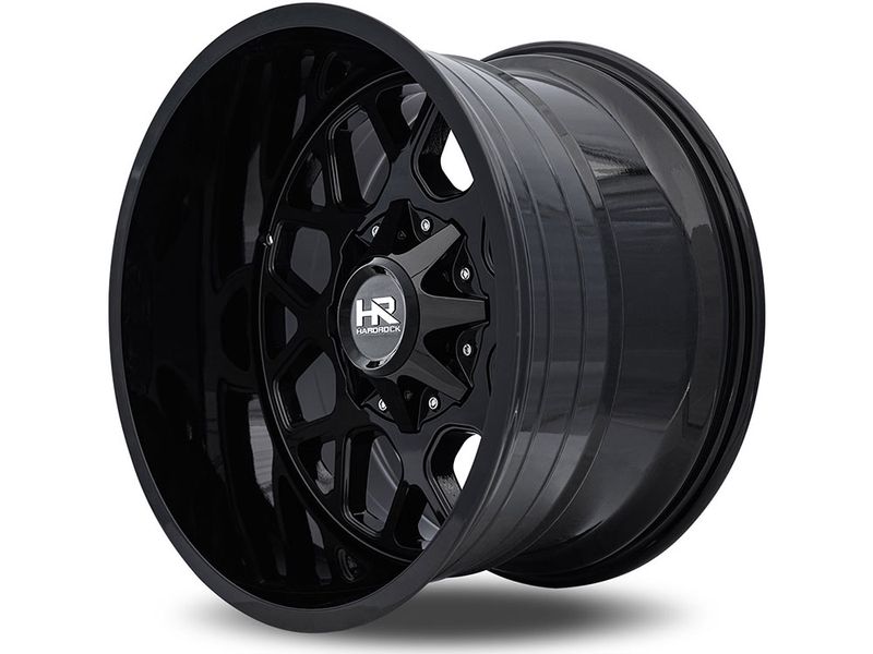 Hardrock Gloss Black Gunner Wheels | Havoc Offroad