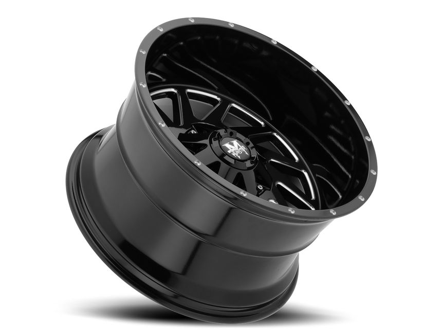 Off-Road Monster MIlled Gloss Black M12 Wheels | Havoc Offroad