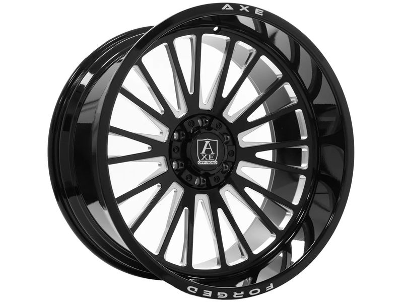 Axe Offroad Forged Milled Gloss Black AF7 Wheels | Havoc Offroad