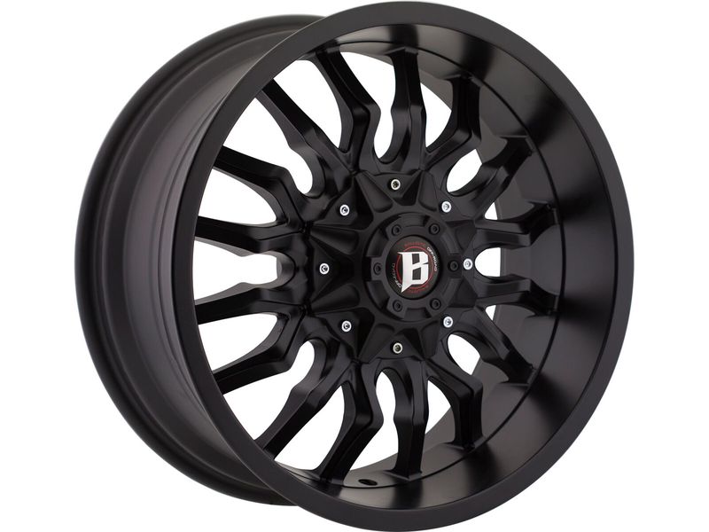 Ballistic Matte Black 972 Tarantula Wheels | Havoc Offroad