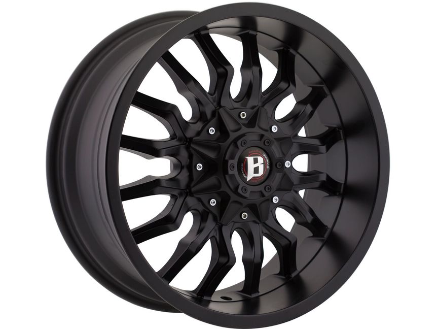 Ballistic Matte Black 972 Tarantula Wheels | Havoc Offroad