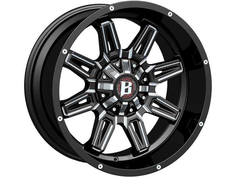 Ballistic Milled Gloss Black 965 Catapult Wheels | Havoc Offroad