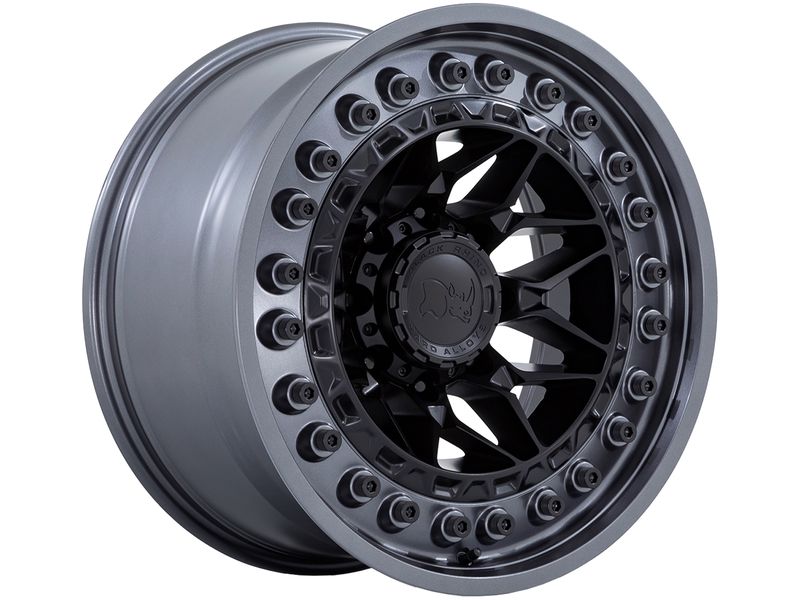 Black Rhino Matte Black & Grey Alpha Wheels | Havoc Offroad