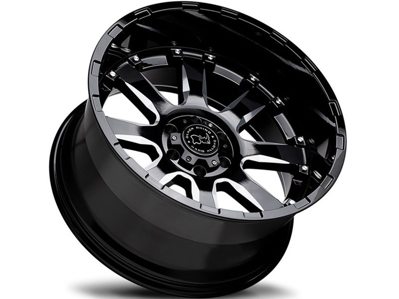 Black Rhino Milled Gloss Black Sierra Wheels | Havoc Offroad