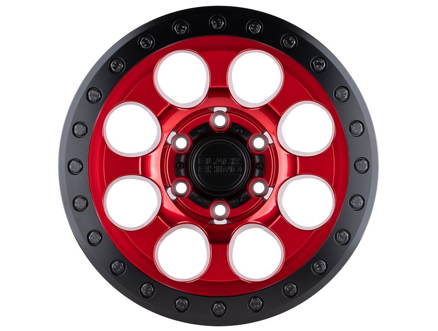 Black Rhino Red & Black Riot Beadlock Wheels | Havoc Offroad