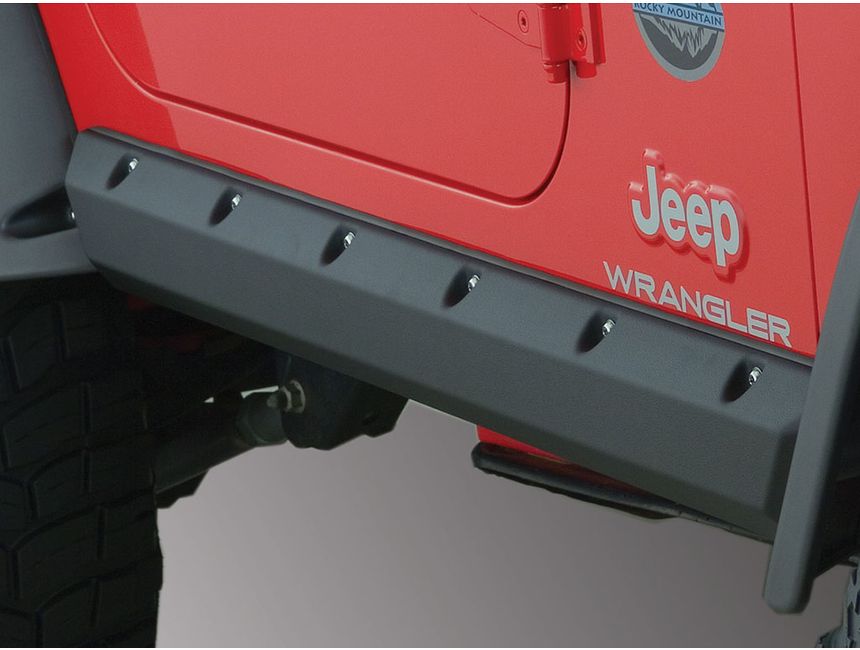 Bushwacker Trail Armor Jeep Rocker Panels BUS-14008 | Havoc Offroad