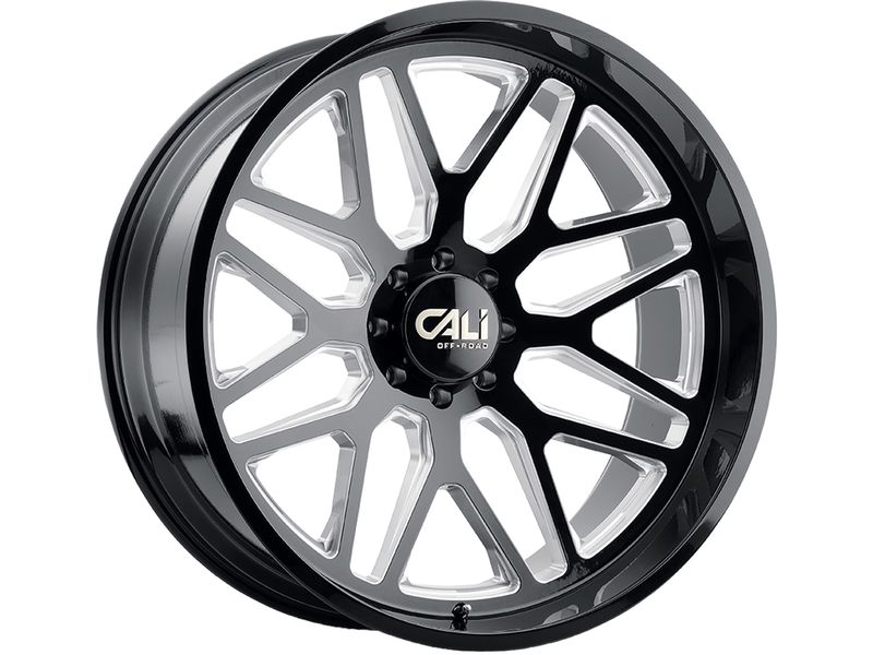 Cali Offroad Milled Gloss Black Invader Wheel 9115-2181BM | Havoc Offroad