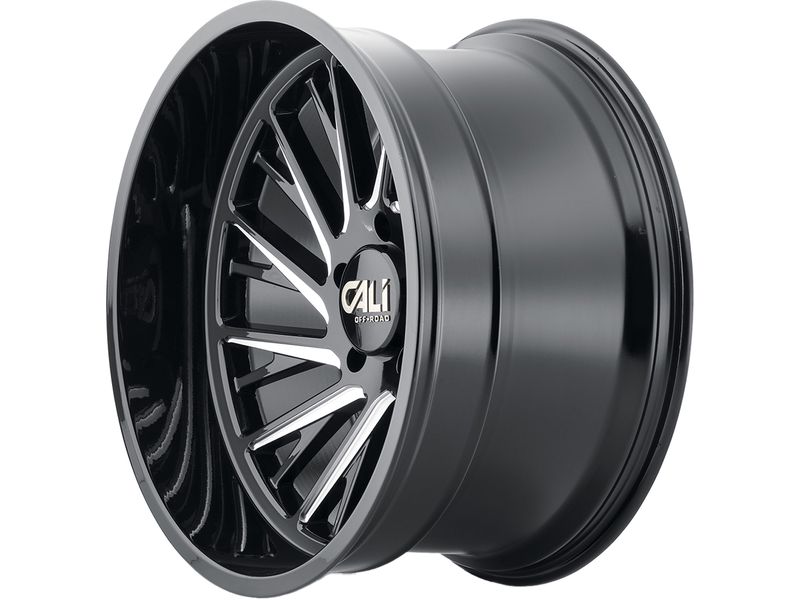 Cali Offroad Milled Gloss Black Purge Wheel COW-9114-2270BM | Havoc Offroad