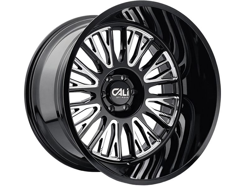 Cali Offroad Milled Gloss Black Vertex Wheel 9116-2170BM | Havoc Offroad