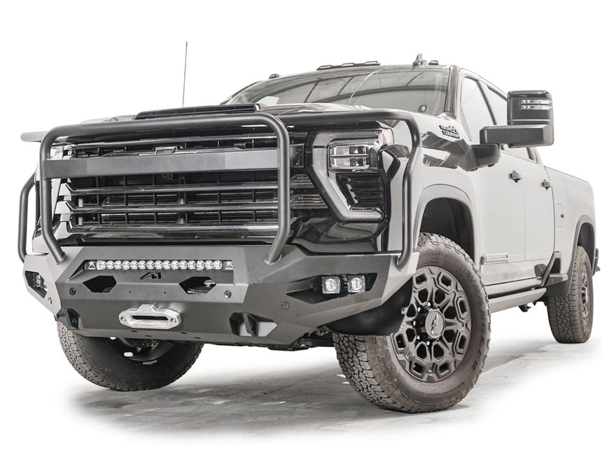 Fab Fours Matrix Grille Guard Front Bumper CH24-X6150-1 | Havoc Offroad