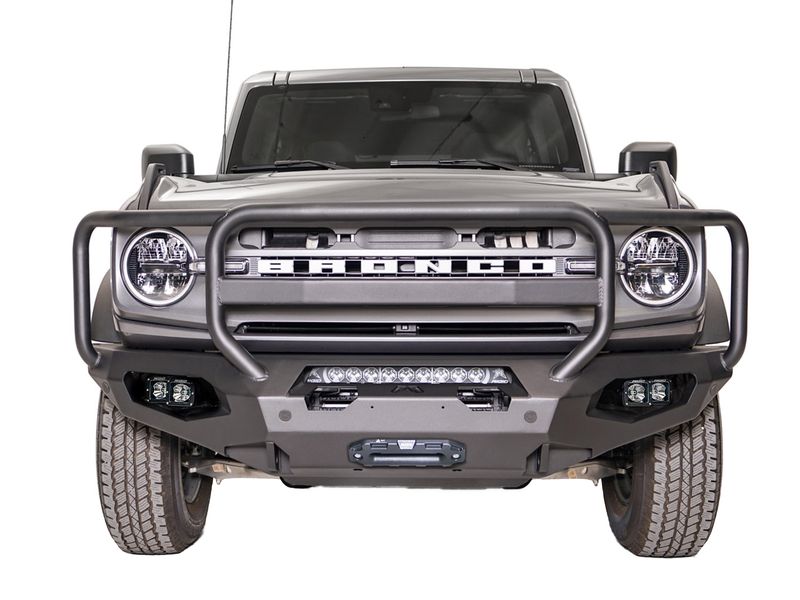 Fab Fours Matrix Grille Guard Front Bumper FB21-X5250-B | Havoc Offroad