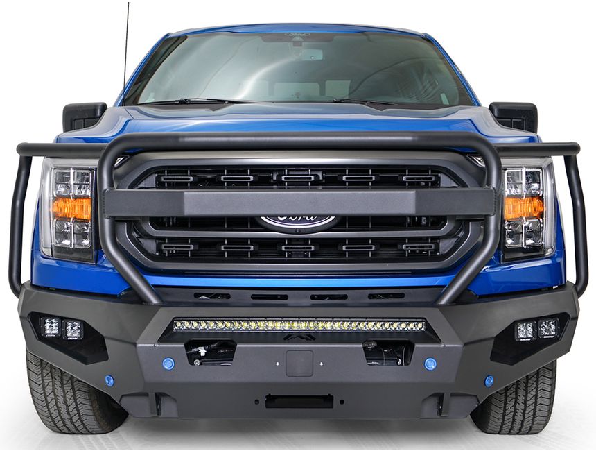 Fab Fours Matrix Front Bumper w/ Grille Guard FF21-X4750-1 | Havoc Offroad