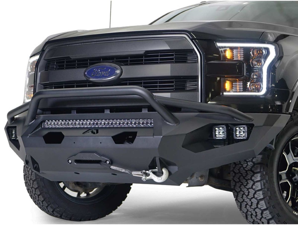 Fab Fours Matrix Front Bumper with Prerunner Guard FF15-X3252-1 | Havoc ...