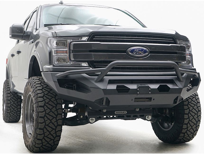 Fab Fours Matrix Front Bumper w/ Pre-Runner Guard FBF-FF18-X4552-1 ...