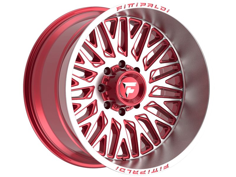 Fittipaldi Off-Road Machined Red FA07 Wheels | Havoc Offroad