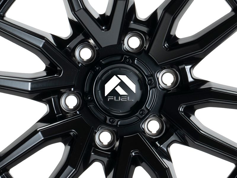 Fuel Matte Black Rebel 6 Wheels | Havoc Offroad