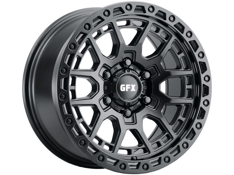 G-FX Matte Black TR25 Wheel T25-290-6135-12-MB | Havoc Offroad