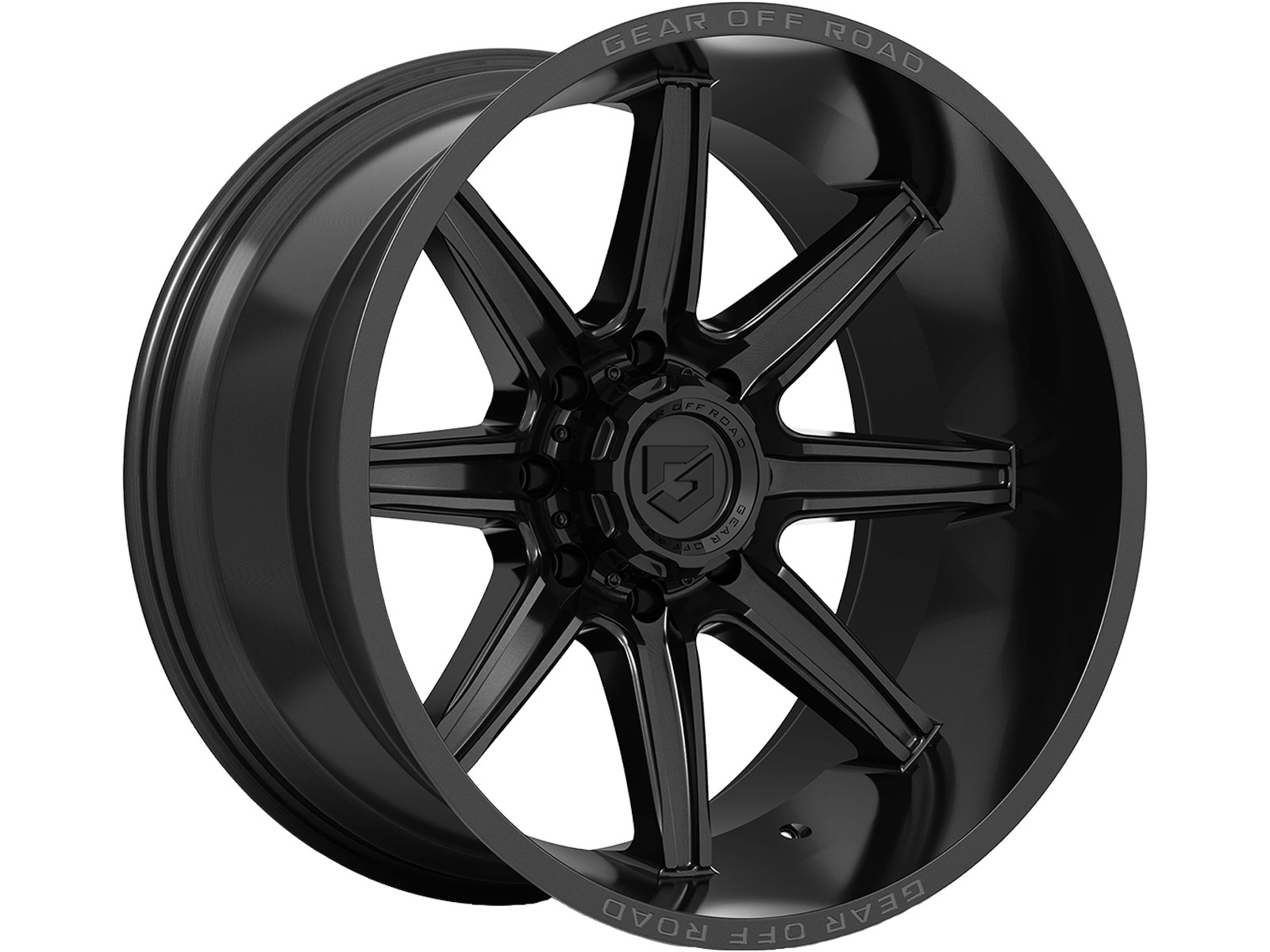 Gear Off-Road Gloss Black Ridge Wheel 765B-2096818 | Havoc Offroad