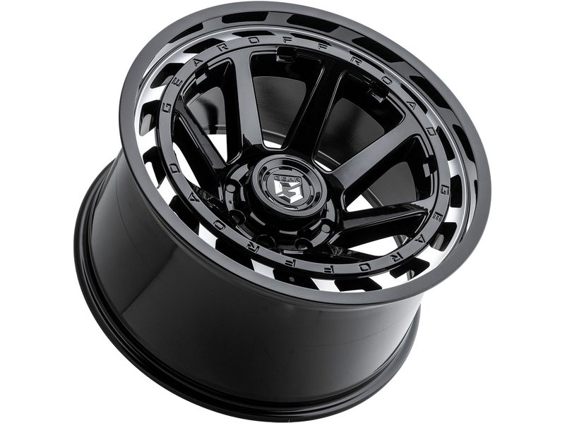 Gear Off-Road Machined Gloss Black Black Hawk Wheels | Havoc Offroad