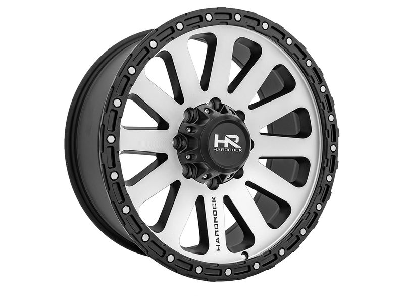 Hardrock Machined Matte Black H102 Wheels | Havoc Offroad