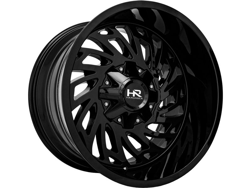 Hardrock Gloss Black Attack Wheels | Havoc Offroad