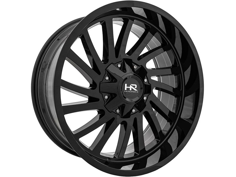 Hardrock Gloss Black OverDrive Wheel H708-221070125GB | Havoc Offroad