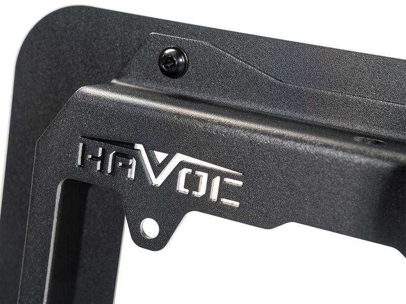 Havoc Powder-Coat Tail Gate Plate with License Plate Mount | Havoc Offroad