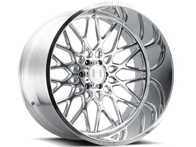 Hostile Forged Polished Savage Wheels | Havoc Offroad