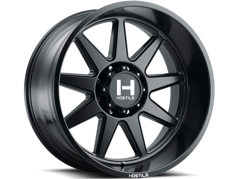 Hostile Matte Black Omega Wheels | Havoc Offroad