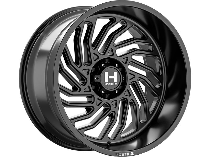Hostile Matte Black Twister Wheels | Havoc Offroad