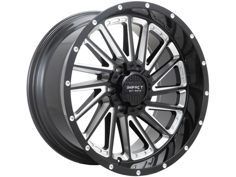 Impact Off-Road Milled Gloss Black 903 Wheels | Havoc Offroad