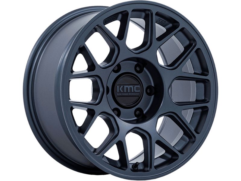 KMC Blue KM730 Hatchet Wheels | Havoc Offroad