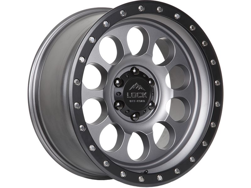 Lock Off-Road Grey 50 Cal Wheels | Havoc Offroad