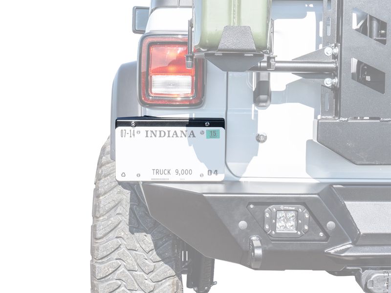 LoD Offroad Destroyer Rear License Plate Relocation Kit JLP1801 | Havoc ...