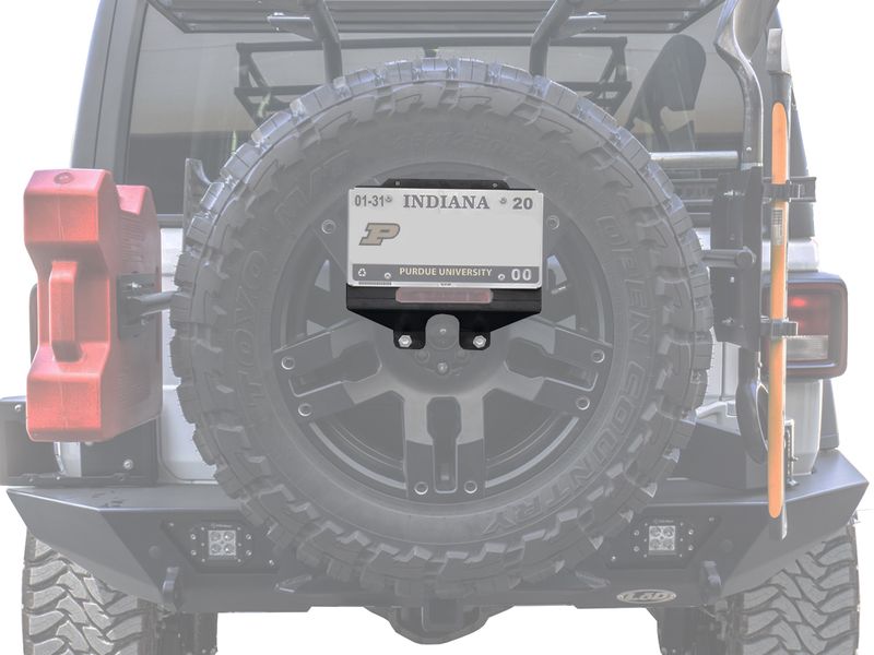LoD Offroad Destroyer Spare Tire License Plate Relocation Kit JLP1811 ...