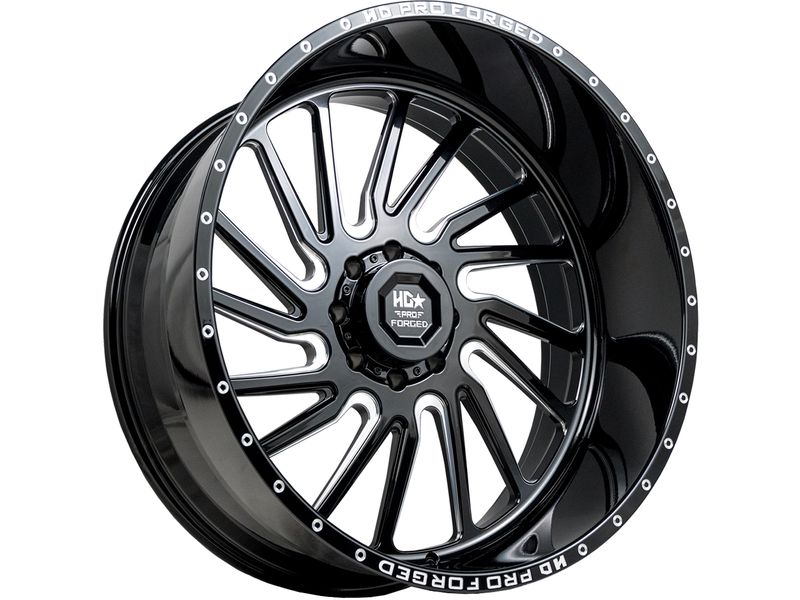 Luxxx HD Forged Milled Gloss Black Pro 1 Hornet Wheels | Havoc Offroad