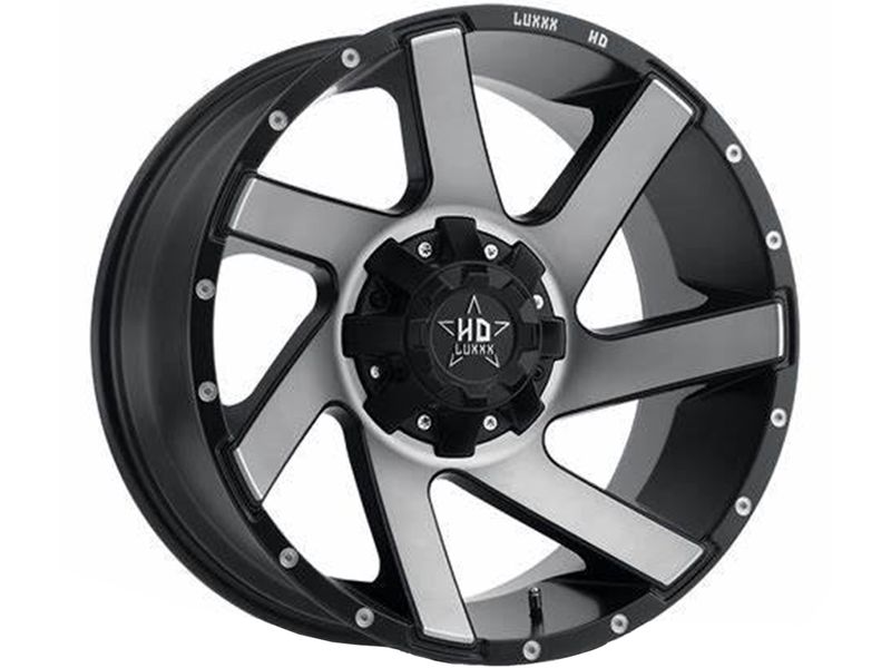 Luxxx HD Grey & Black LHD11 Wheels | Havoc Offroad