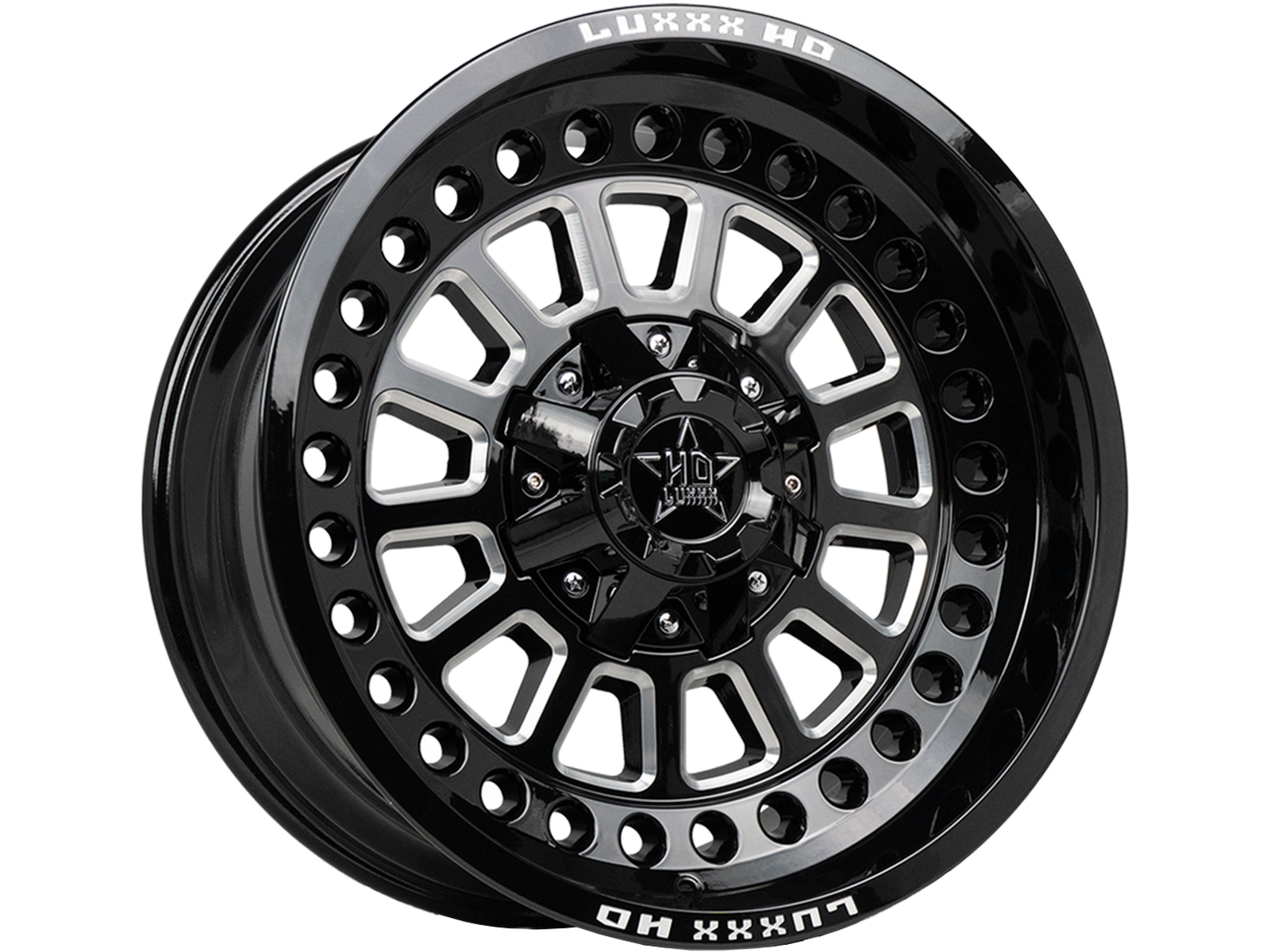 Luxxx HD Milled Gloss Black LHD33 Wheels | Havoc Offroad