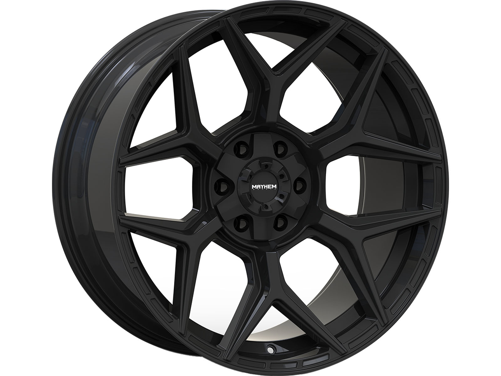 Mayhem Gloss Black Vanquish Wheels | Havoc Offroad