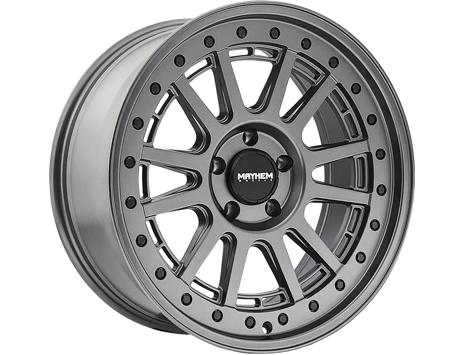 Mayhem Grey Compass Wheel MAY-8305-2983MGT | Havoc Offroad